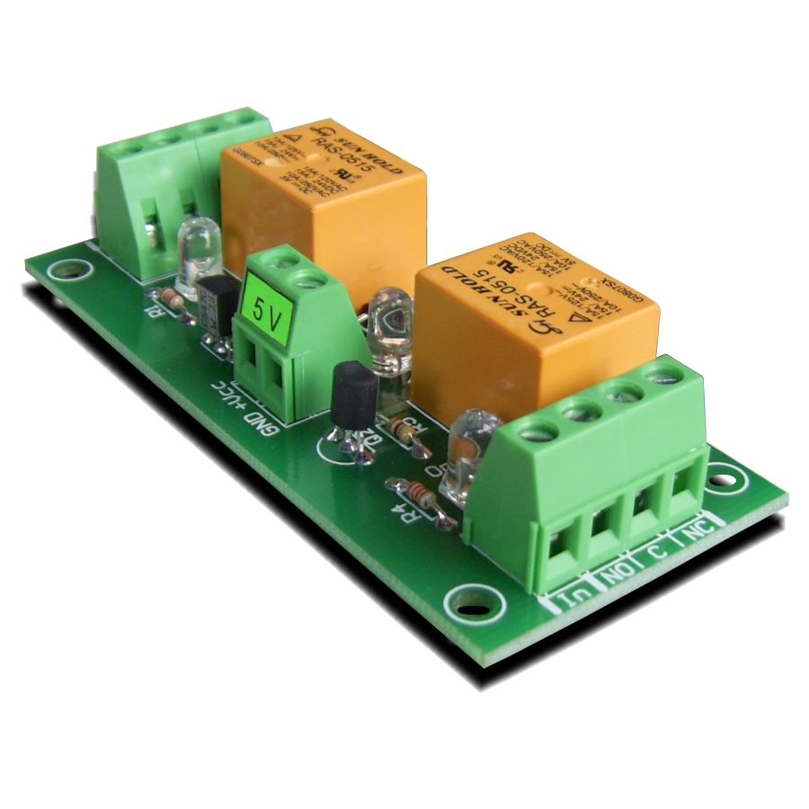 Relay module 5V - 2 channels for Raspberry PI, Arduino, PIC,AVR